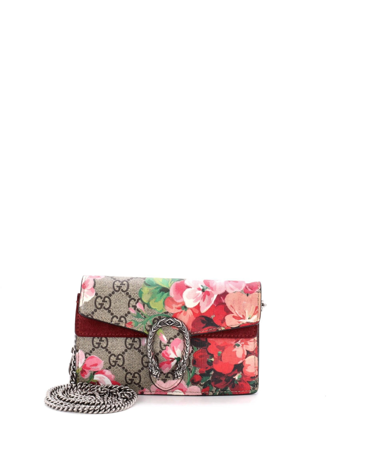 Click here for Pre-Owned Gucci Super Mini Dionysus Bag Blooms Pri... prices