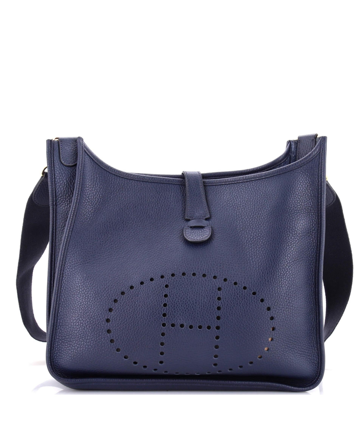 Click here for Pre-Owned Hermes Gm Evelyne Bag Gen Iii Clemence -... prices