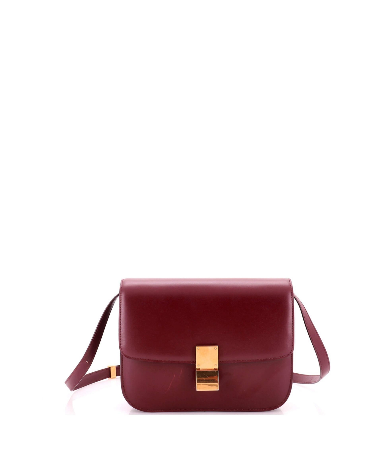Click here for Pre-Owned Celine Medium Classic Box Bag Smooth Lea... prices