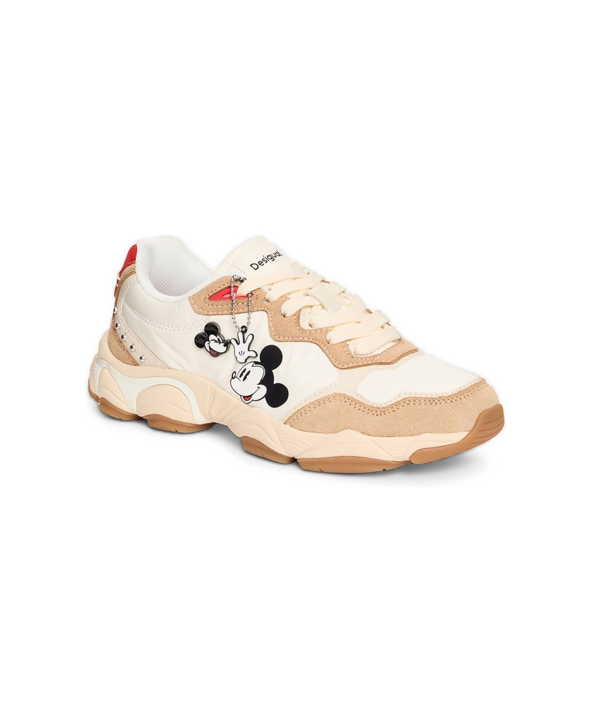 Click here for Desigual Womens embroidered disney sneakers - Medi... prices