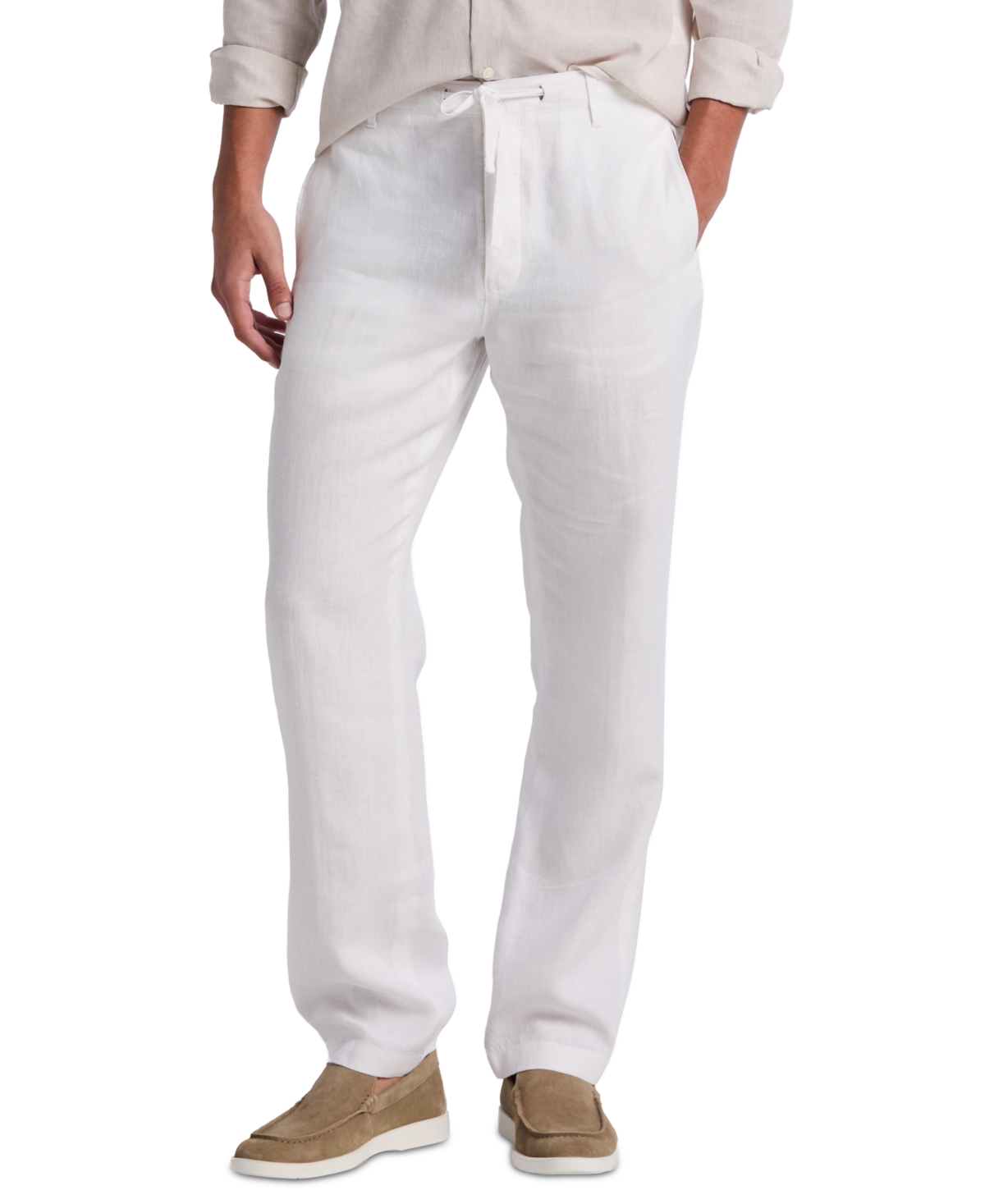 Click here for Perry Ellis Mens Regular-Fit 100 Linen Drawstring... prices