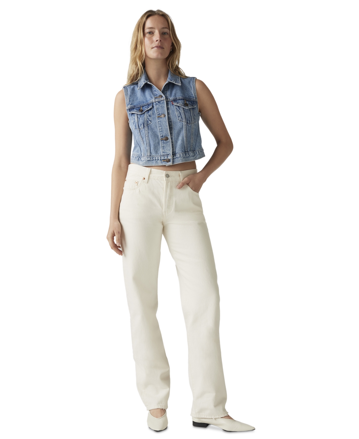 Click here for Levis Premium Womens 501 90s Mid-Rise Straight-Fit... prices