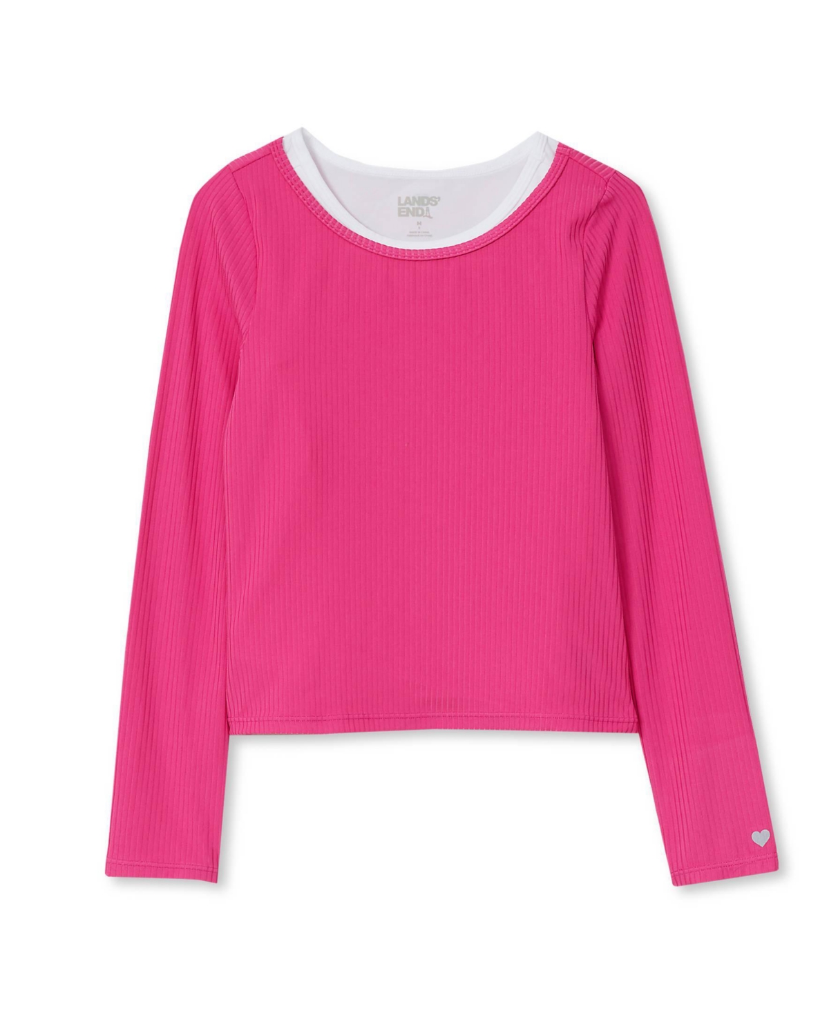 Click here for Lands End Girls 2 In 1 Active Set Top - Rose viole... prices