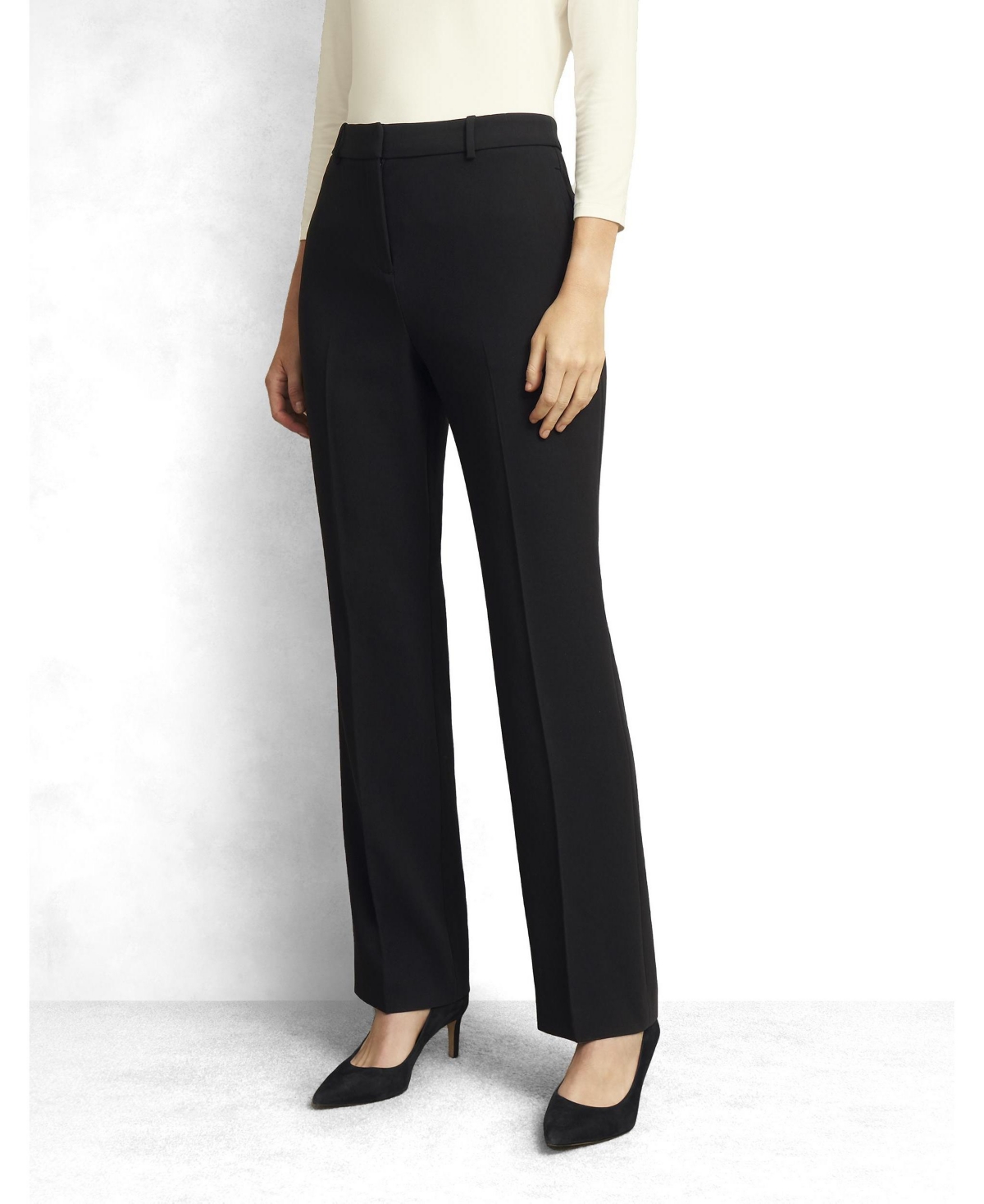 Hobbs London Womens Rae Straight Trouser - Black