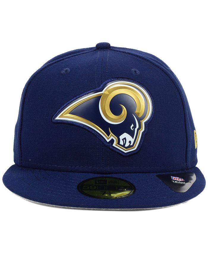New Era Los Angeles Rams Beveled Team 59FIFTY Cap - Macy's