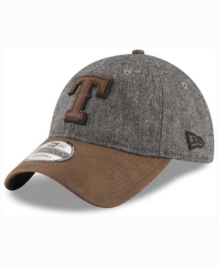 New Era Texas Rangers Butter Tweed 9TWENTY Cap - Macy's