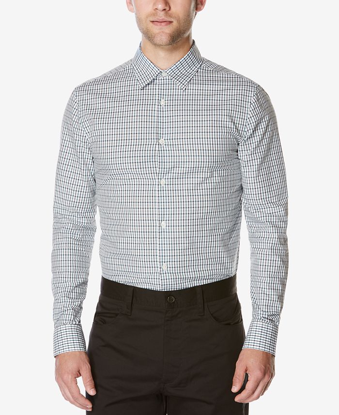 Perry Ellis Men's Clarkson Tattersall Shirt - Macy's