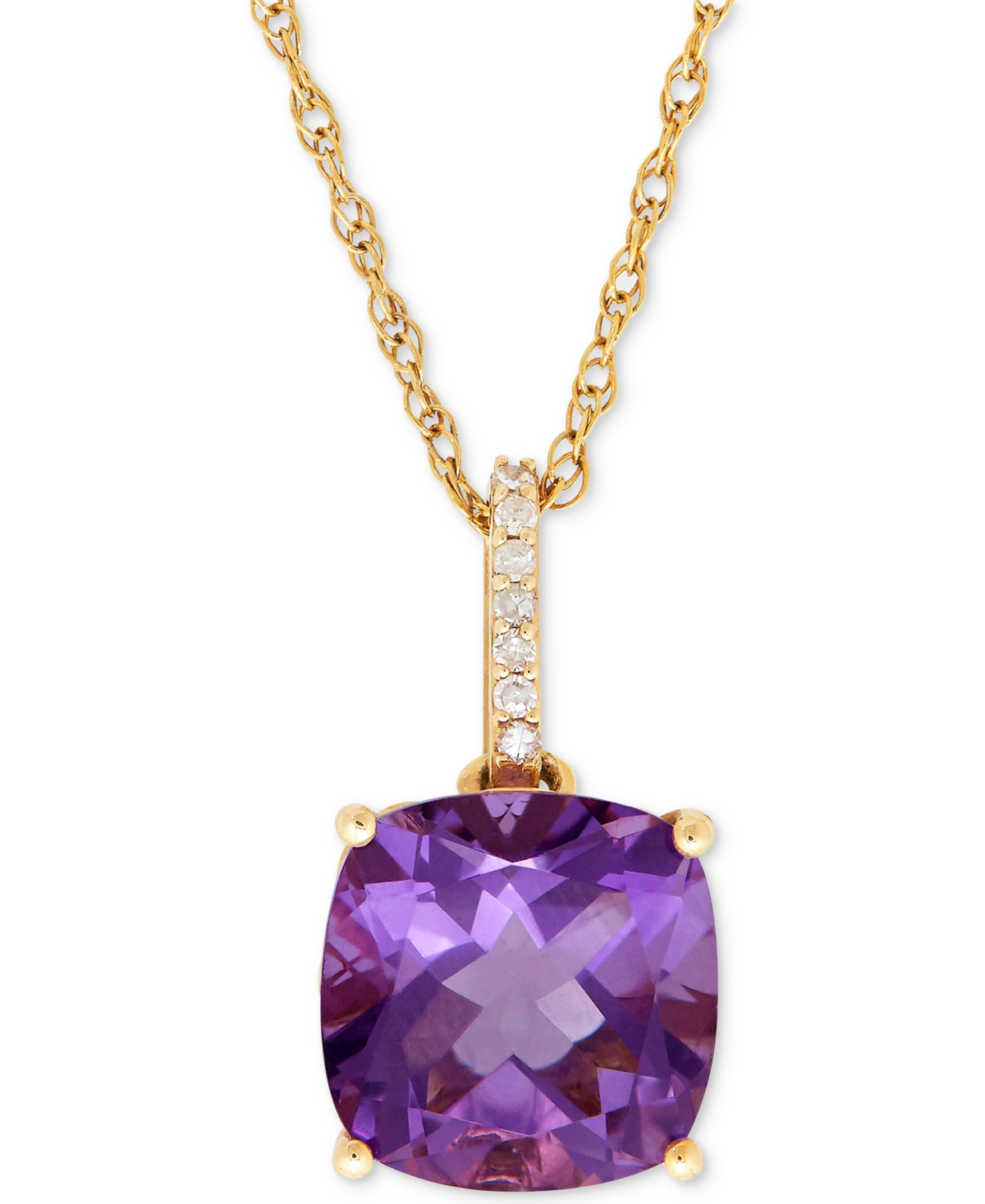 Click here for Amethyst (5-1/4 ct. t.w.) and Diamond Accent Penda... prices