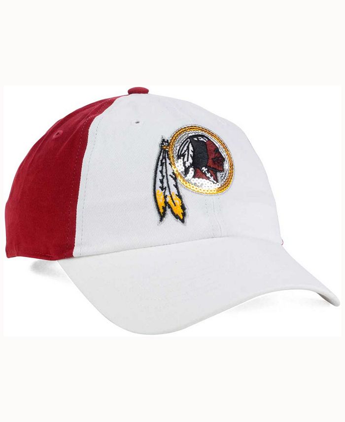 '47 Brand Women's Washington Redskins White Sparkle Cap - Macy's