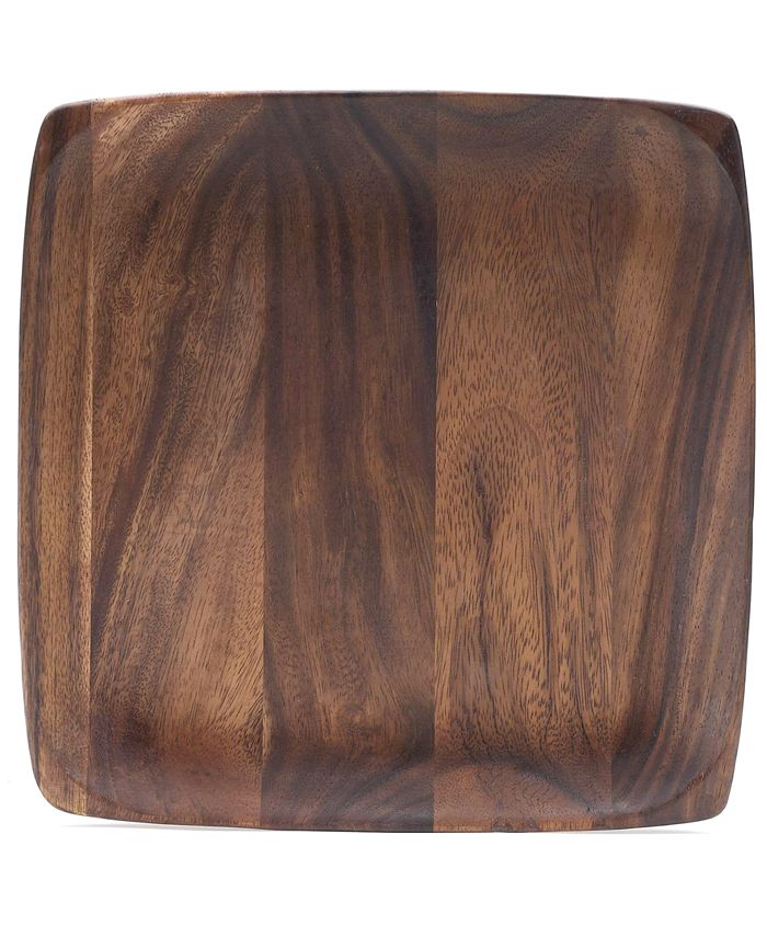 Noritake Serveware, Kona Wood Square Plate - Macy's