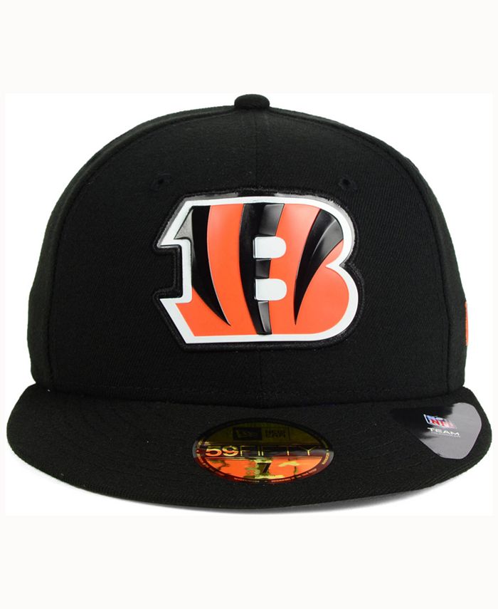 New Era Cincinnati Bengals Beveled Team 59FIFTY Cap - Macy's