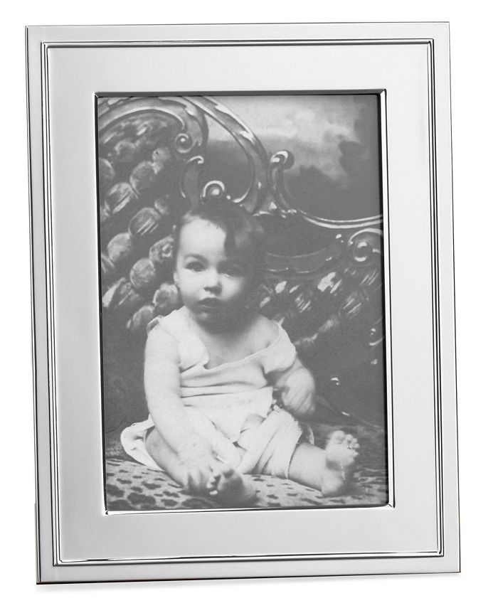 Waterford Classic Frame 5x7" Silver - Macy's