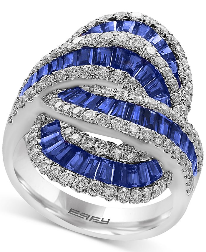 EFFY Collection EFFY® Royale Bleu Sapphire (2-1/2 ct. t.w.) and Diamond ...