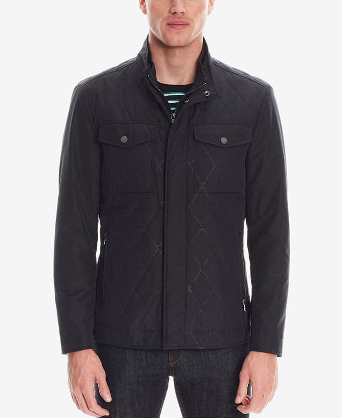 Hugo Boss BOSS Men's Quilted Perforated Jacket - Macy's