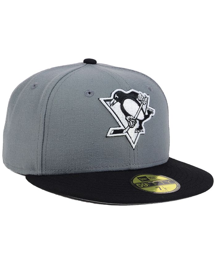 New Era Pittsburgh Penguins Gray Black 59FIFTY Cap - Macy's