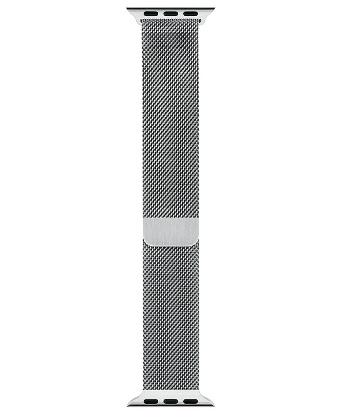 Apple Watch 38mm Silver Milanese Loop Band - Macy's