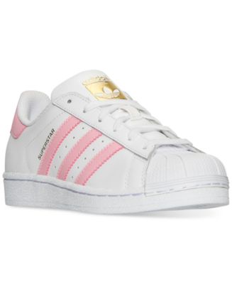 adidas Big Girls' Superstar Casual Sneakers from Finish Line - Macy's