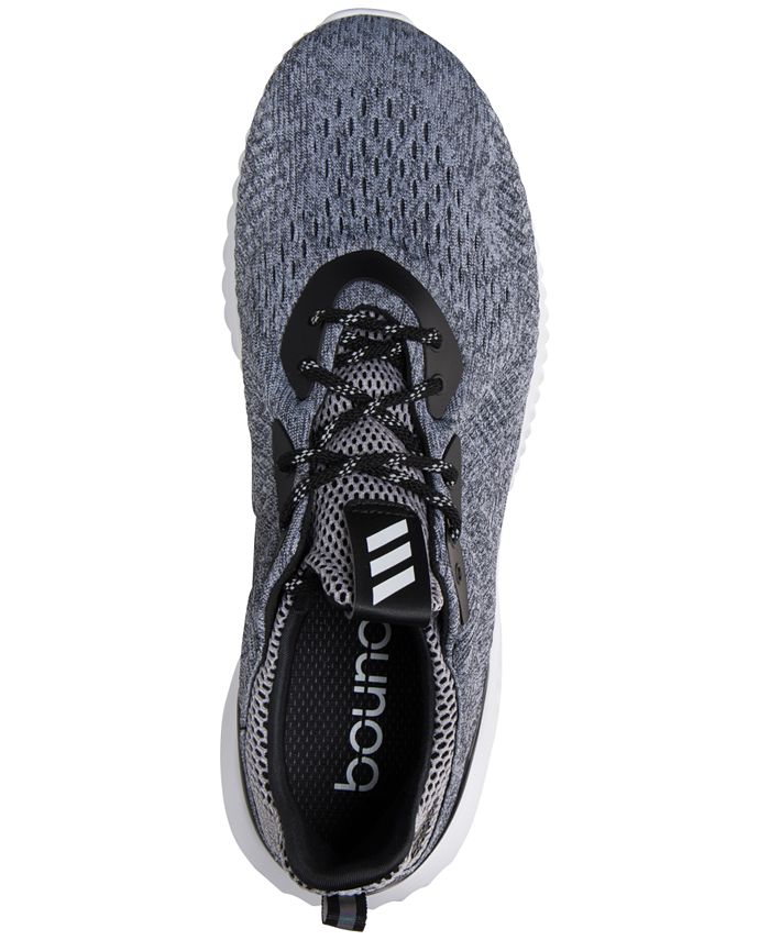 adidas Men's AlphaBounce EM Running Sneakers from Finish Line - Macy's