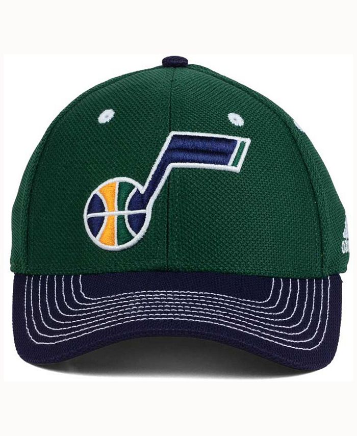 adidas Utah Jazz Duel Logo Flex Cap - Macy's