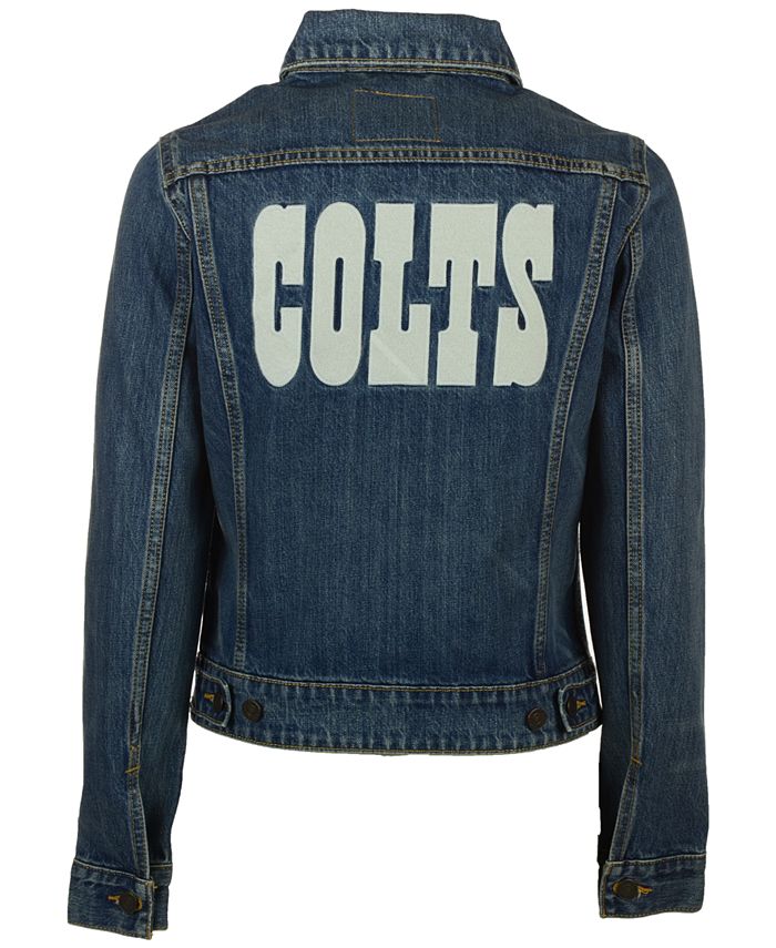 Levi's Women's Indianapolis Colts Denim Trucker Jacket - Macy's
