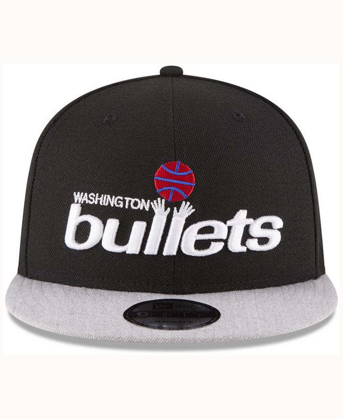New Era Washington Bullets Heather Vize 9FIFTY Snapback Cap - Macy's