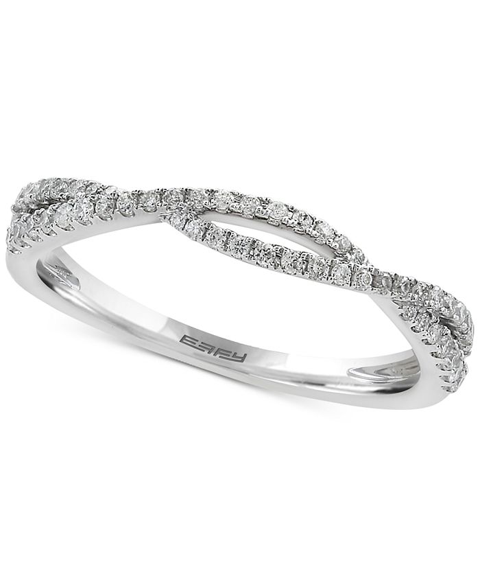 EFFY Collection EFFY® Infinite Love Diamond Twist Band (1/5 ct. t.w ...