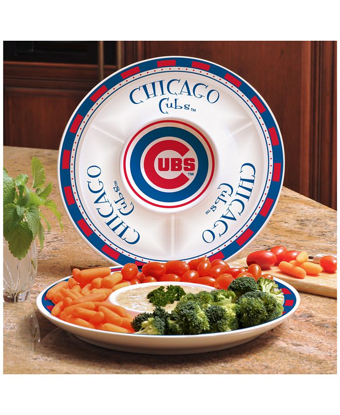 Memory Company Chicago Cubs Ceramic Round Chip & Dip Plate - Macy's
