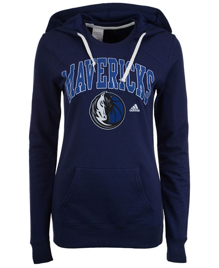 adidas Women's Dallas Mavericks Mesh Arch Hooded Sweatshirt - Macy's