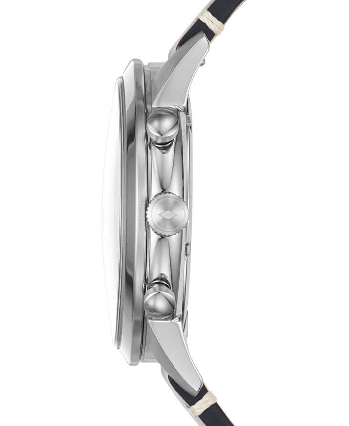 Fossil Men's Chronograph Townsman Light Brown Leather Strap Watch 44mm ...