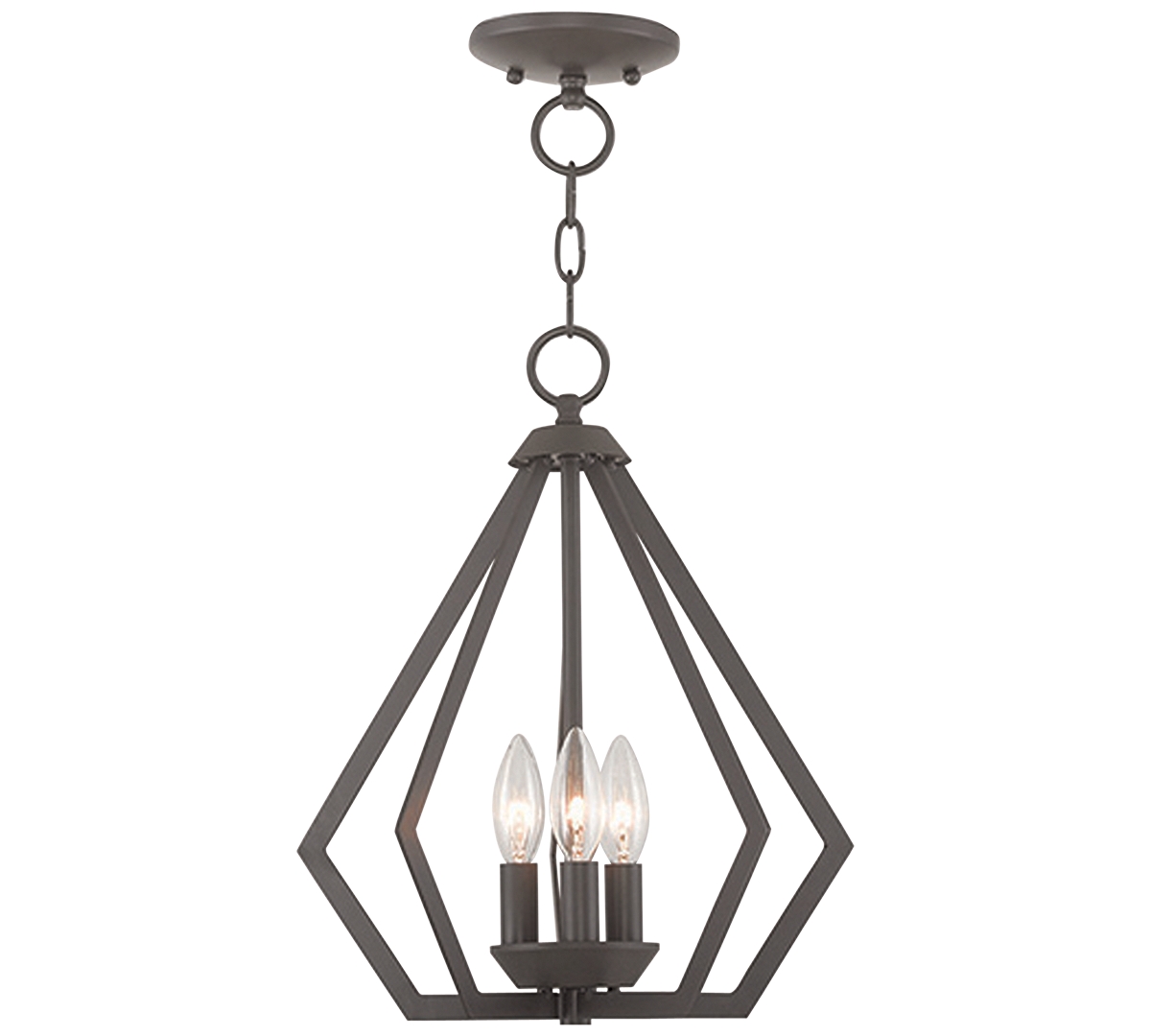 Click here for Livex Prism 3- Light Metal 14 Pendant - Bronze prices