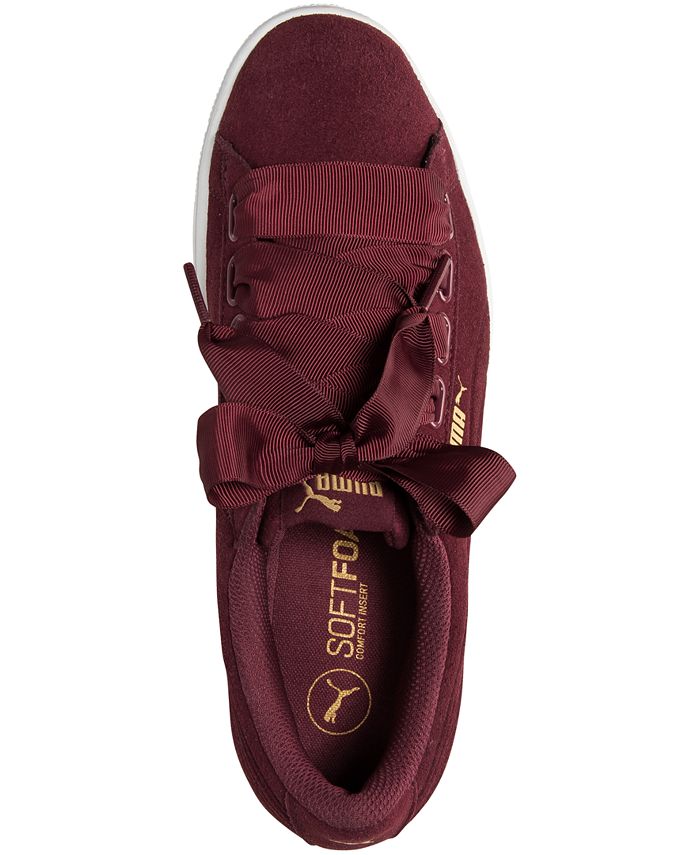 Puma Women's Vikky Ribbon Casual Sneakers from Finish Line - Macy's