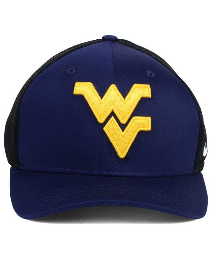Nike West Virginia Mountaineers Aero Bill Mesh Swooshflex Cap - Macy's