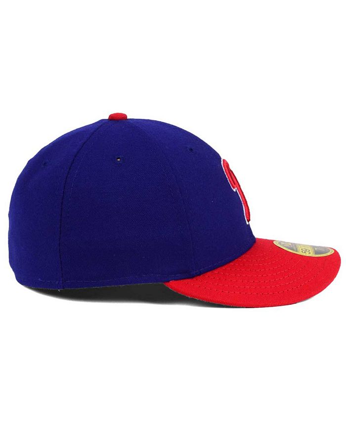 New Era Philadelphia Phillies Low Profile AC Performance 59FIFTY Cap ...