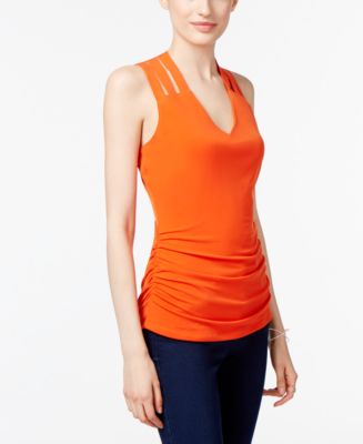 I.N.C. Petite Lattice-Back Top, Created for Macy's - Macy's