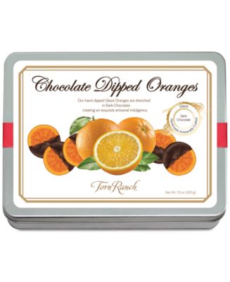 Torn Ranch Dark Chocolate Dipped-Oranges Tin - Macy's