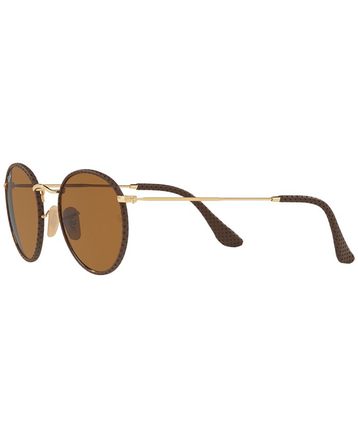 Ray-Ban Men's Sunglasses, RB3475Q 50 ROUND CRAFT - Macy's