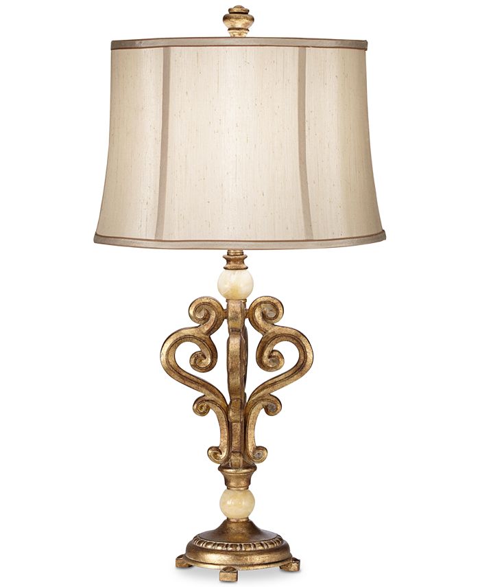 Kathy Ireland Pacific Coast Traditional Scroll Table Lamp - Macy's