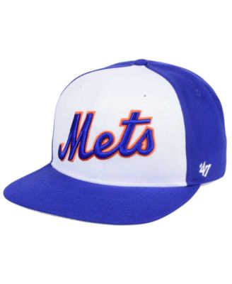'47 Brand New York Mets Script Side Snapback Cap - Macy's