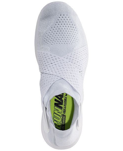Nike Women's Free Run Motion Flyknit 2017 Running Sneakers from Finish ...