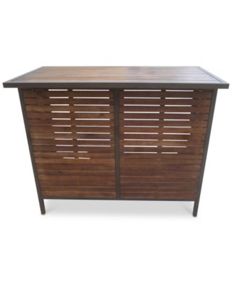 Tennon Acacia Bar Table - Macy's