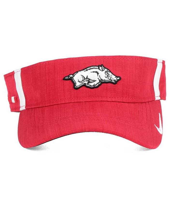 Nike Arkansas Razorbacks Sideline Aero Visor - Macy's