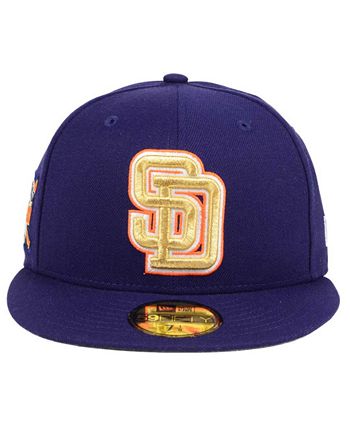 New Era San Diego Padres Exclusive Gold Patch 59FIFTY Cap - Macy's