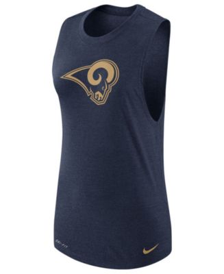 Nike Women's Los Angeles Rams Dri-FIT Muscle Tank - Macy's