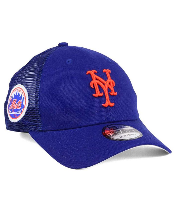 New Era New York Mets Team Trucker Patch 9FORTY Snapback Cap - Macy's
