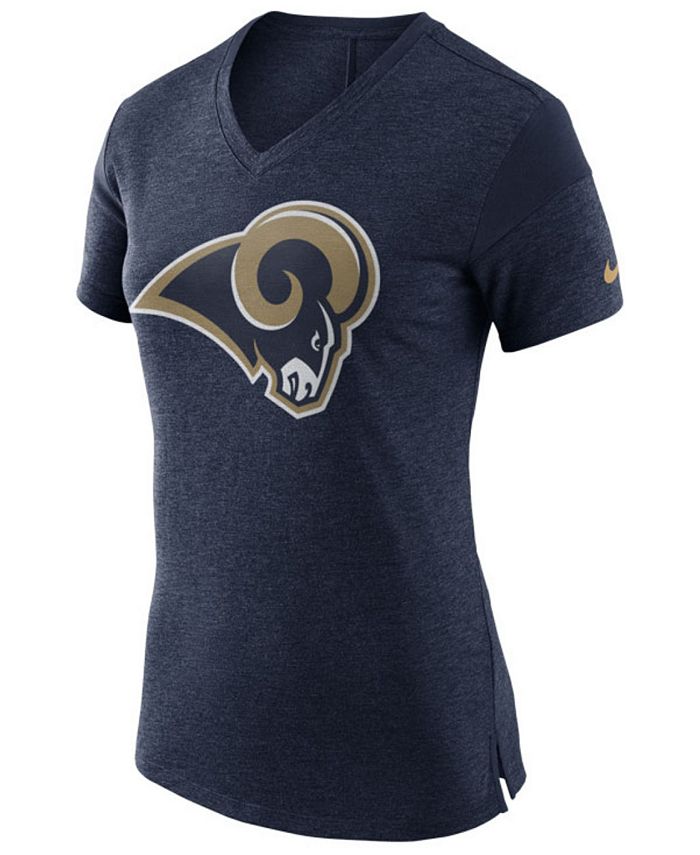 Nike Women's Los Angeles Rams Fan V-Top T-Shirt - Macy's
