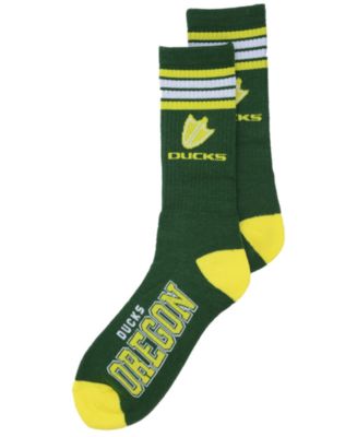 For Bare Feet Oregon Ducks 4 Stripe Deuce Crew Socks - Macy's
