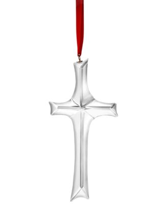 Nambé Glass Cross Ornament - Macy's