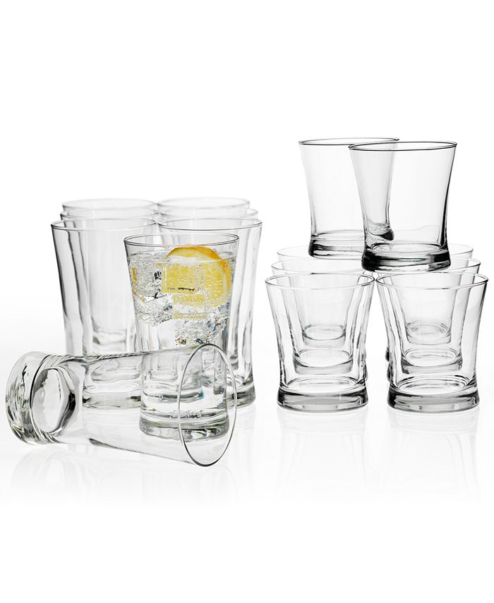 Luminarc Eliana 16-Pc. Glassware Set - Macy's