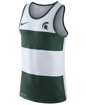 Nike Men's Michigan State Spartans Team Stripe Tank - Macy's