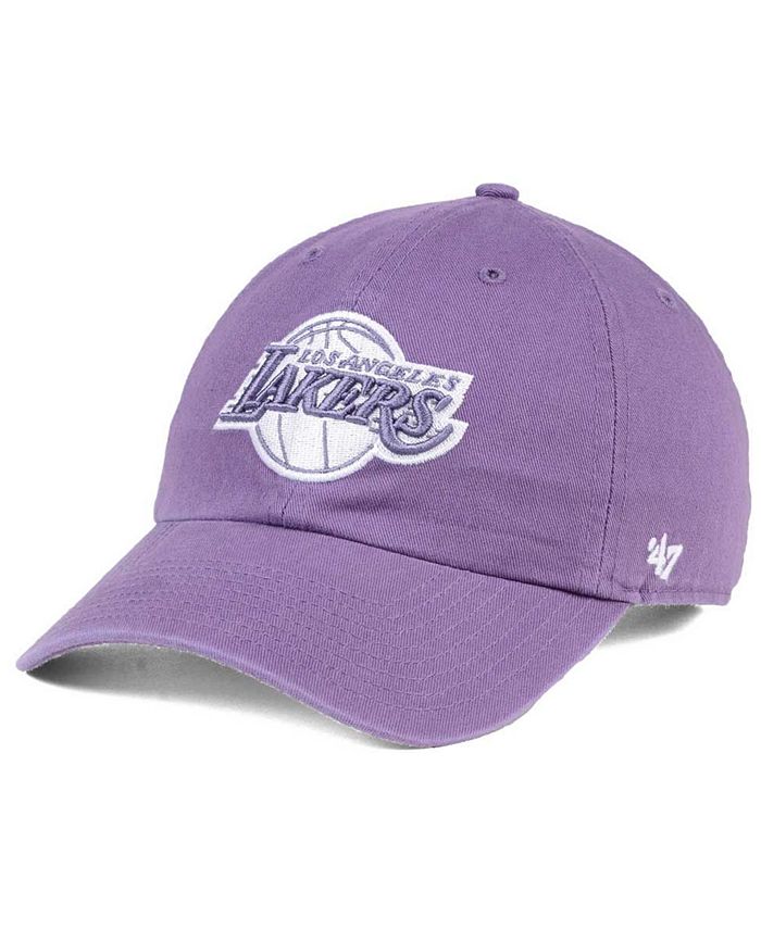 '47 Brand Los Angeles Lakers Pastel Rush CLEAN UP Cap - Macy's